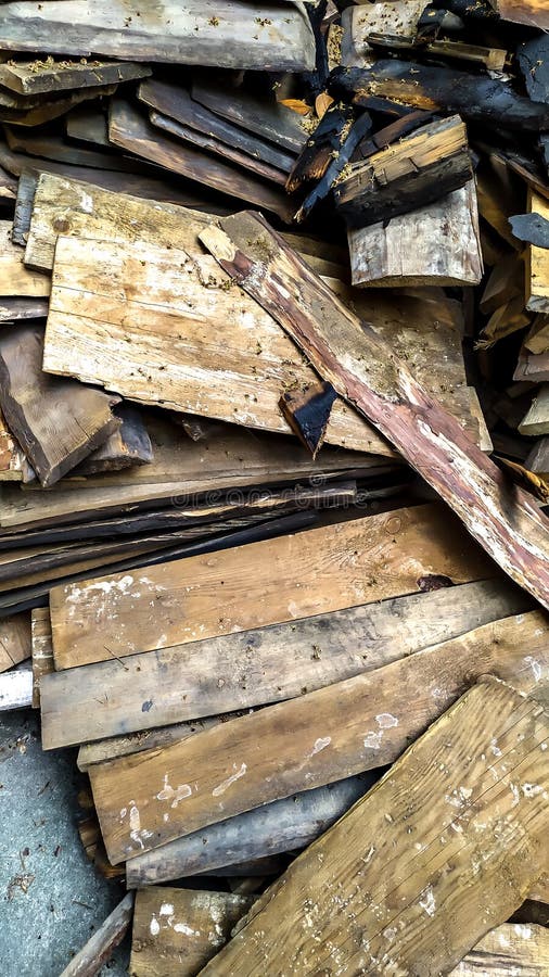 Wood waste stock image. Image of recycle, brown, firewood - 183485373