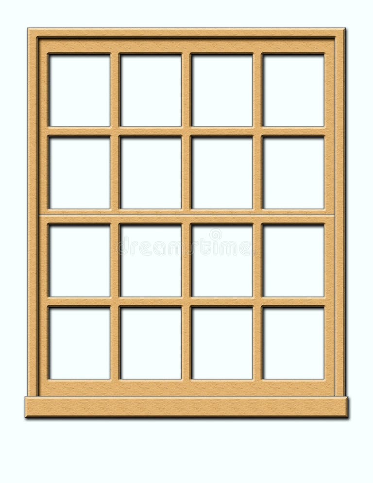 Wood Window Frame Transparent Stock Illustrations – 1,400 Wood Window ...