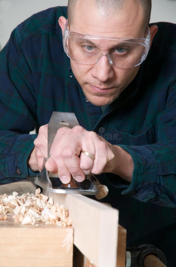 A wood worker stock image. Image of carpenter, cabinetmaker - 8238187