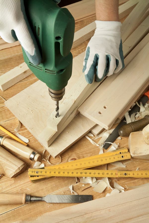 Woodwork stock image. Image of places, tools, pencil, joinery - 5274071