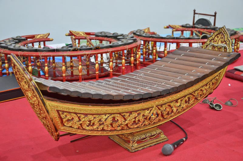 Thai Style Xylophone Traditional Music Instrument Stock Photos - Free ...