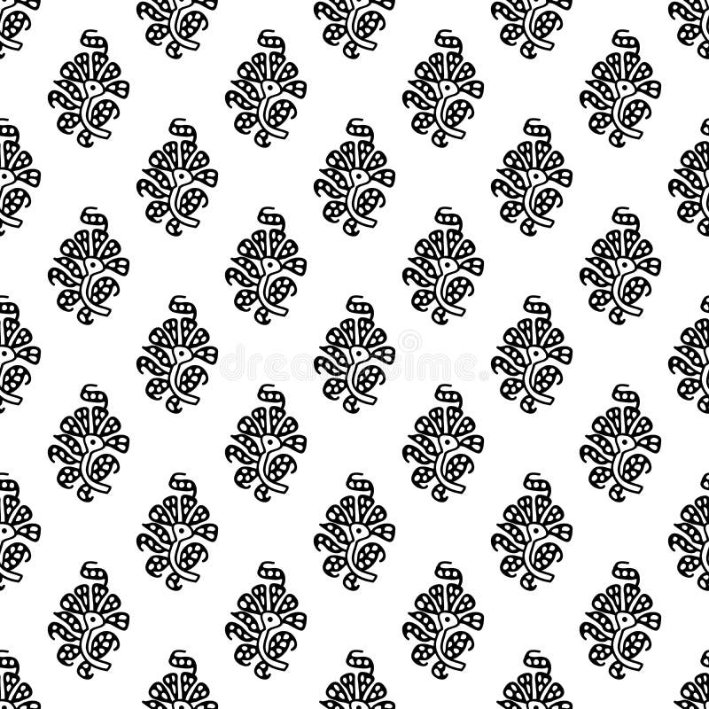 Ethnic Blockprint Background Stock Vector - Illustration of abstract ... Ethnic Blockprint Background Stock Vector - Illustration of abstract ...