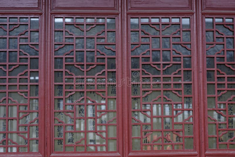 Woodcarving windows stock photo. Image of nanchang, corner - 110186058