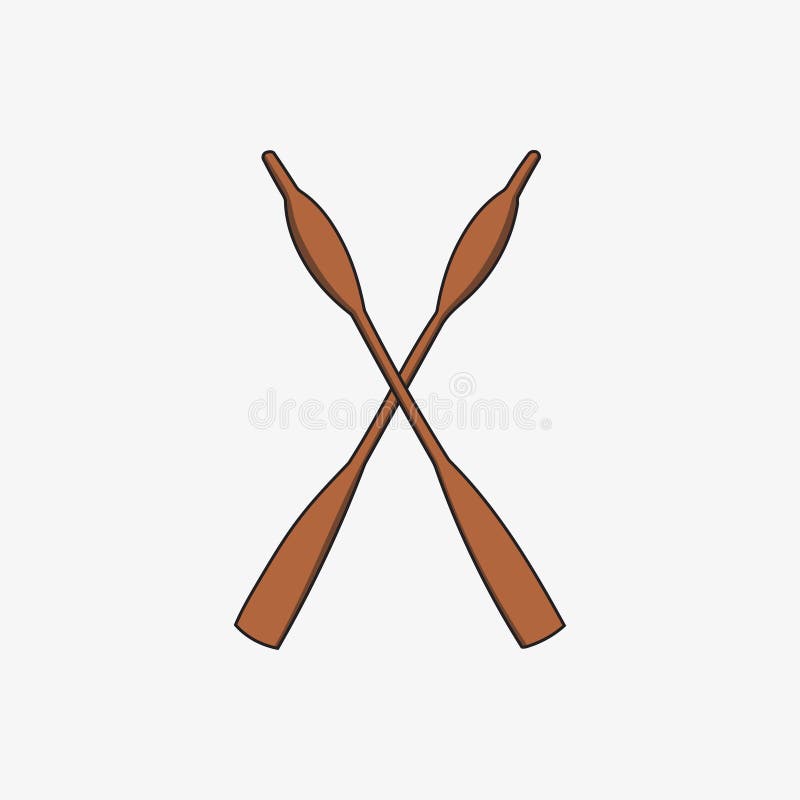 Woodcut Illustration of an Oar. - Vector Stock Vector - Illustration of ...