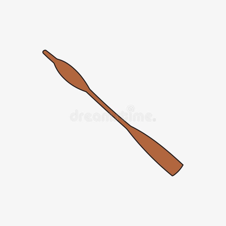 Woodcut Illustration of an Oar. - Vector Stock Vector - Illustration of ...