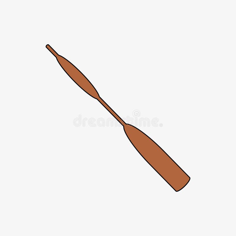 Woodcut Illustration of an Oar. - Vector Stock Vector - Illustration of ...