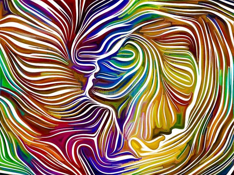 Line Design Composition stock illustration. Illustration of ...