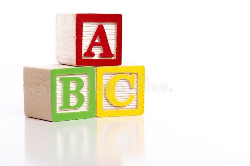 Wooden ABC Blocks stock photo. Image of toys, learning - 6741972
