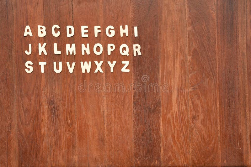Wooden ABC letter alphabet stock photo. Image of read - 74891240
