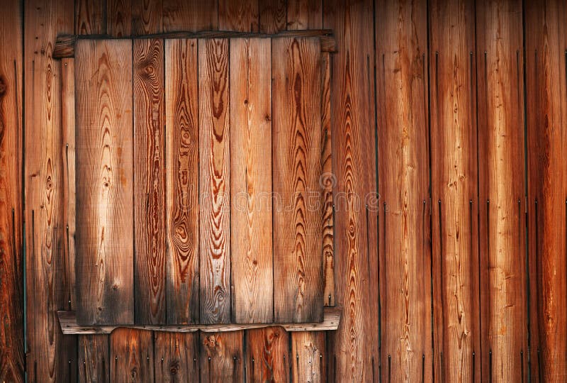 Wooden Abstract Timber Background of an Alpine Refuge. Stock Photo ...
