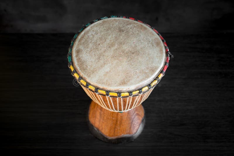 Wooden African Djembe stock image. Image of africa, music - 48899399