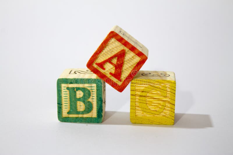 Wooden Alphabet Blocks stock photo. Image of school - 144941952