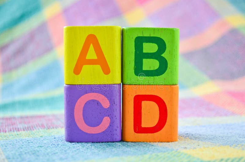 Wooden alphabet blocks toy stock image. Image of child - 30556593