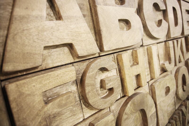 Wooden alphabet stock image. Image of shadows, letters - 30648605
