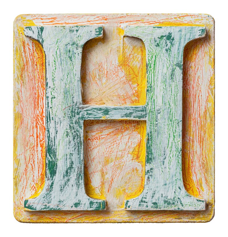 Wooden Alphabet Block Letter H Stock Photos - Free & Royalty-Free Stock ...