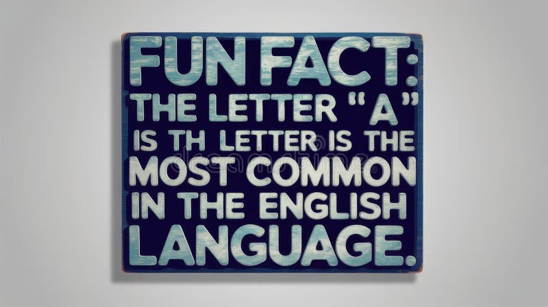 Wooden Alphabet Spelling Fun Fact, Set on a Clean White Background ...