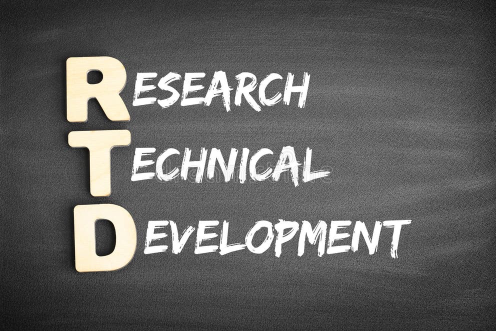 RTD - Research Technical Development Stock Image - Image of ...