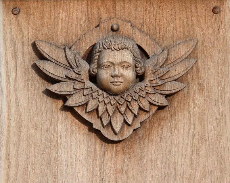Wooden angel stock image. Image of angel, structure, face - 16531297