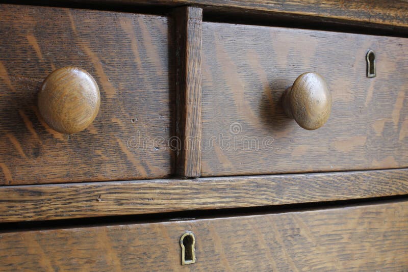 Wooden Antique Drawer Chest Stock Photo - Image of knobs, closed: 3558578