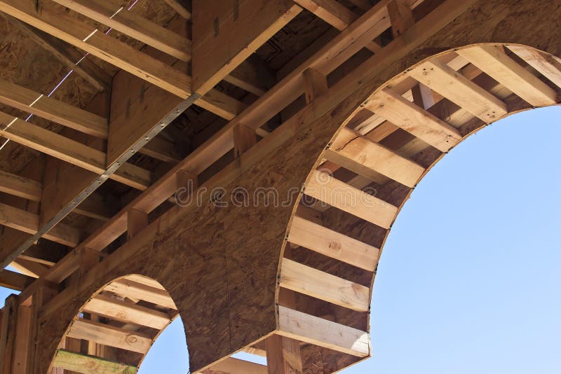 Wooden Arch stock image. Image of abstract, building - 21410047