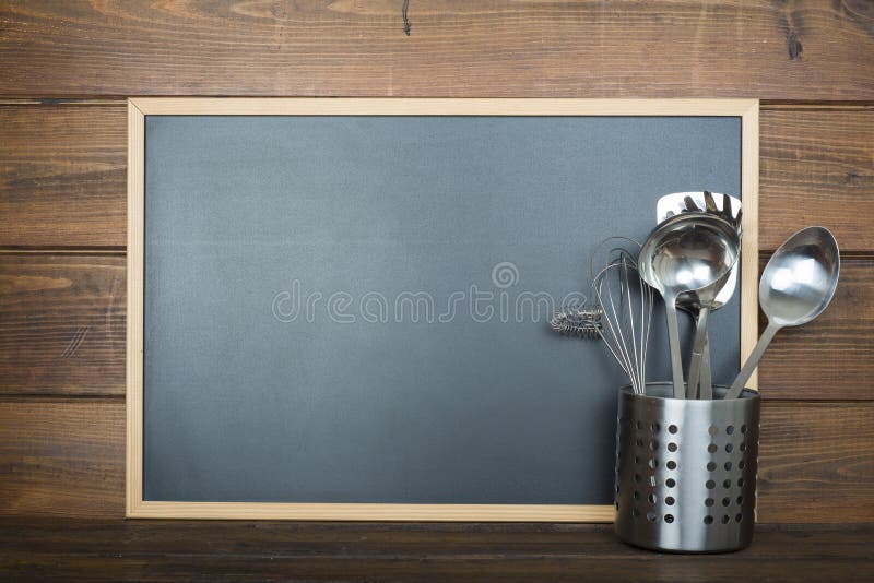 Frame with Many Kitchen Tools Stock Photo - Image of cooking ...