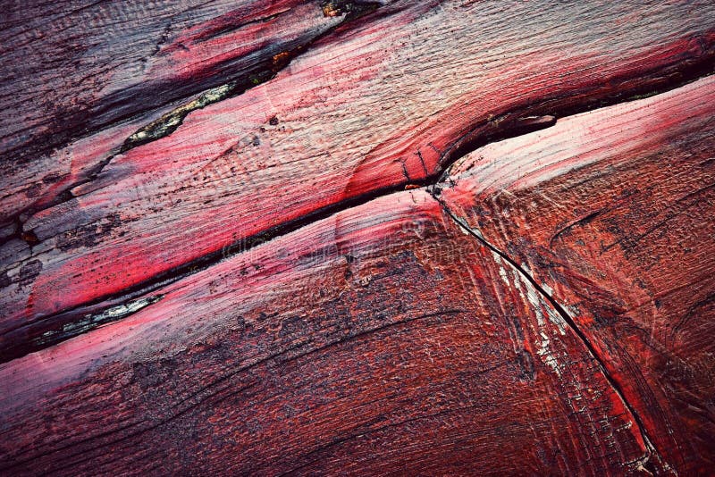 Wooden Background with Old Bordo Paint Stock Image - Image of natural ...