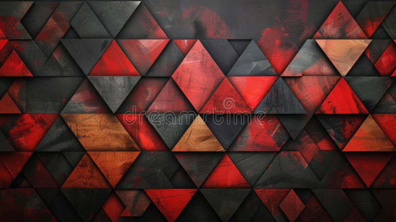 A Wooden Background with Red Accents. AIG51A Stock Photo - Image of ...
