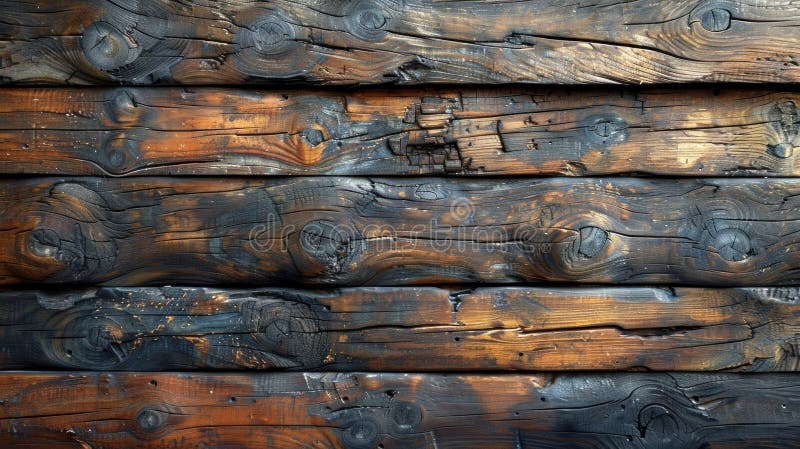 Wooden Background with Rustic Reclaimed Wood Texture Stock Illustration ...