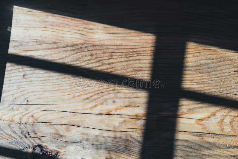 Wooden Background with Shadows and Sunbeams from the Window Stock Photo ...