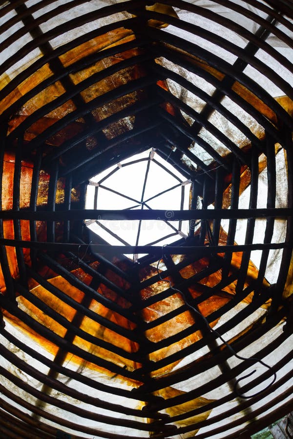 Wooden Background Texture Architecture, Under Highest Dome Stock Photo ...