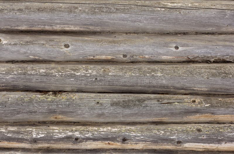 Wooden Background. the Texture of a Dark Old Wooden Hut. Stock Image ...