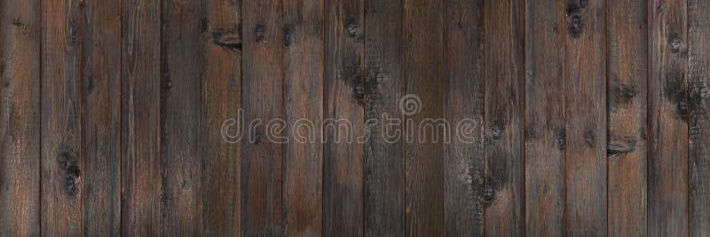 Wooden Background. Textured Dark Boards with Knots. Stock Photo - Image ...