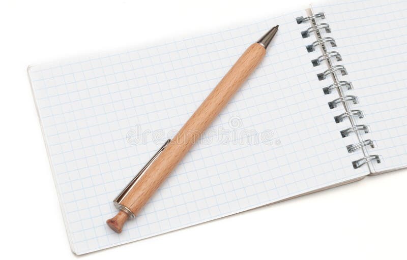 Notebook and pencil stock photo. Image of reminder, notepad - 6128692