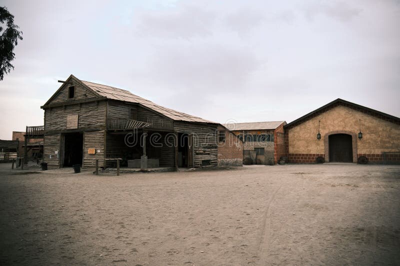 Wooden Barn and Old Rural Buildings Stock Image - Image of barn, view ...
