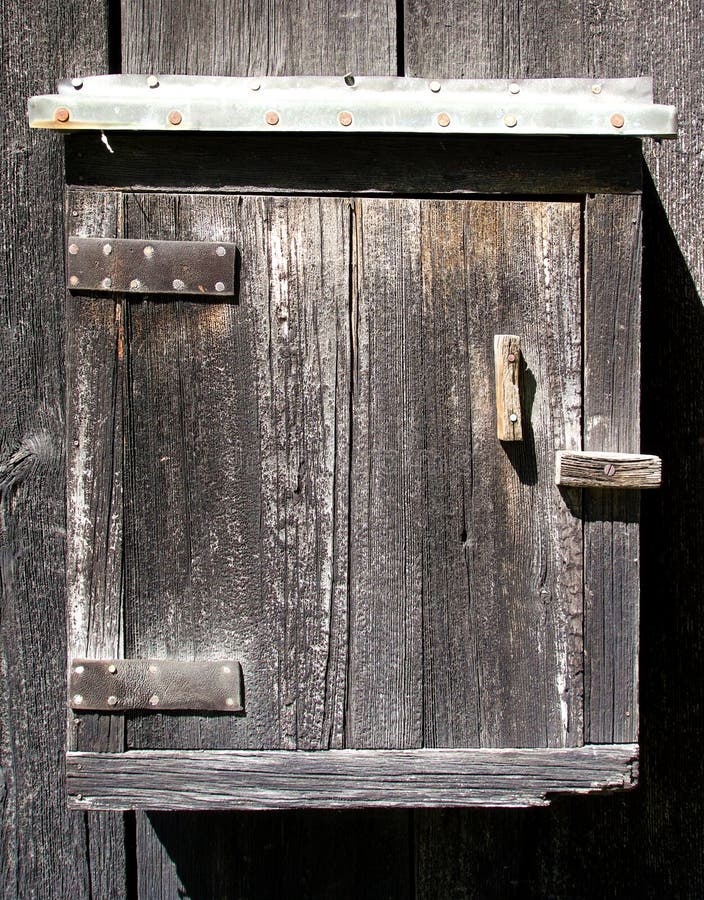Wooden Barn Storage Box stock photo. Image of sheltered - 74140652