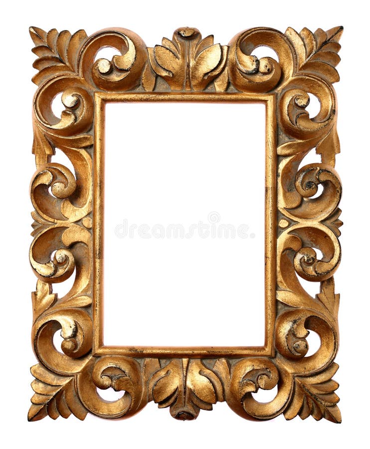 Wooden Baroque Frame stock photo. Image of close, antique - 6871686