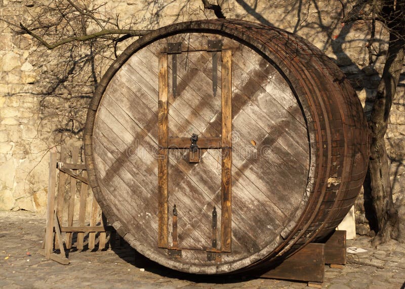 Wooden barrel stock photo. Image of stem, brown, smooth - 51363838