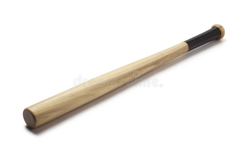 Wooden Baseball Bats Horizontal Stock Photo - Image of game, sports ...
