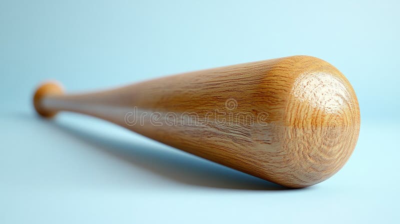 Wooden baseball bat. stock image. Image of detail, surface - 371026971