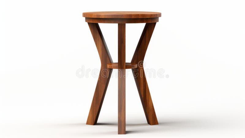 High Resolution Side Table with Photorealistic Rendering Stock Image ...