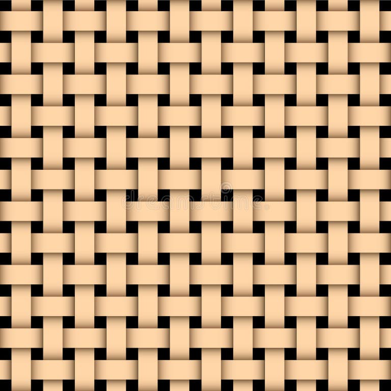 Wooden basked weave stock vector. Illustration of picnic - 4803184