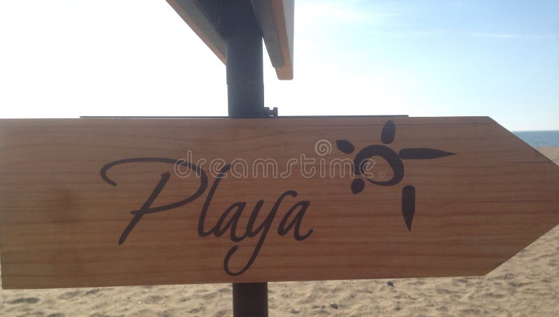 Wooden beach sign editorial photo. Image of poster, relax - 72158266