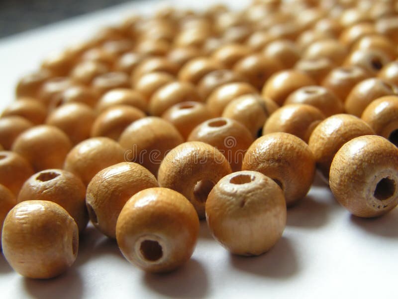 Wooden beads stock image. Image of round, roll, beads, wooden - 36019