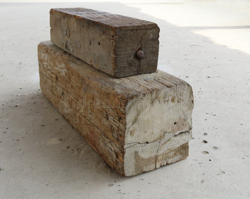 Wooden beams stock photo. Image of texture, natural - 124278374