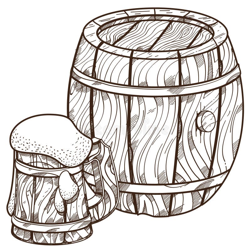Cartoon Beer Keg Stock Illustrations – 738 Cartoon Beer Keg Stock ...