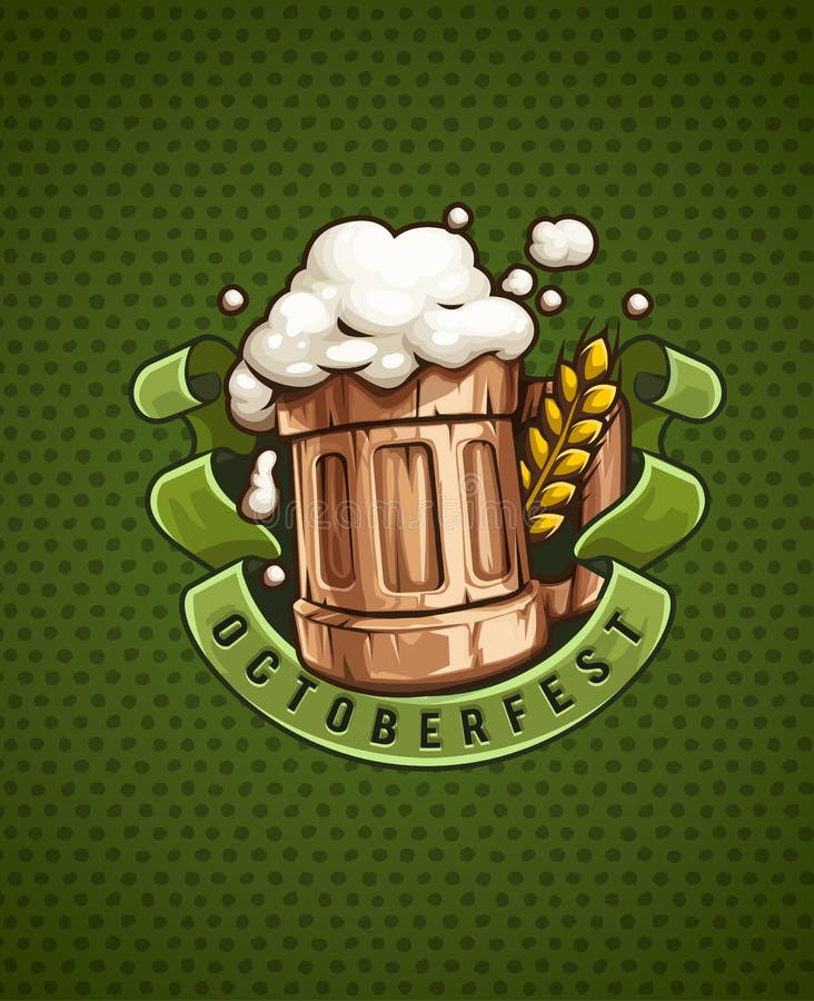 Wooden Beer Mug Vector.No Mash, No Gradient Stock Vector - Illustration ... Wooden Beer Mug Vector.No Mash, No Gradient Stock Vector - Illustration ...