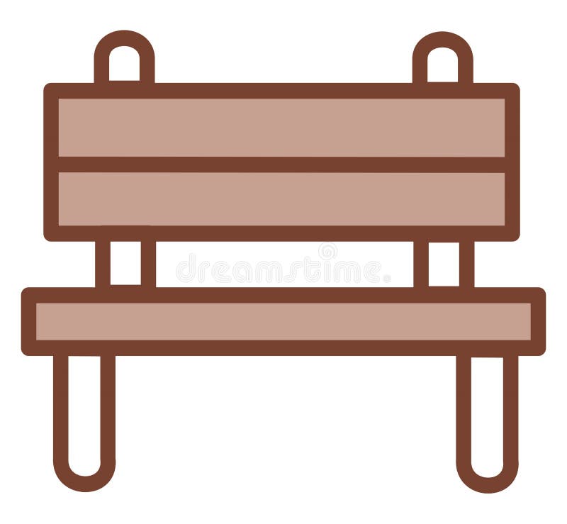 Old Wooden Bench Vector Drawing Stock Illustrations – 269 Old Wooden ...