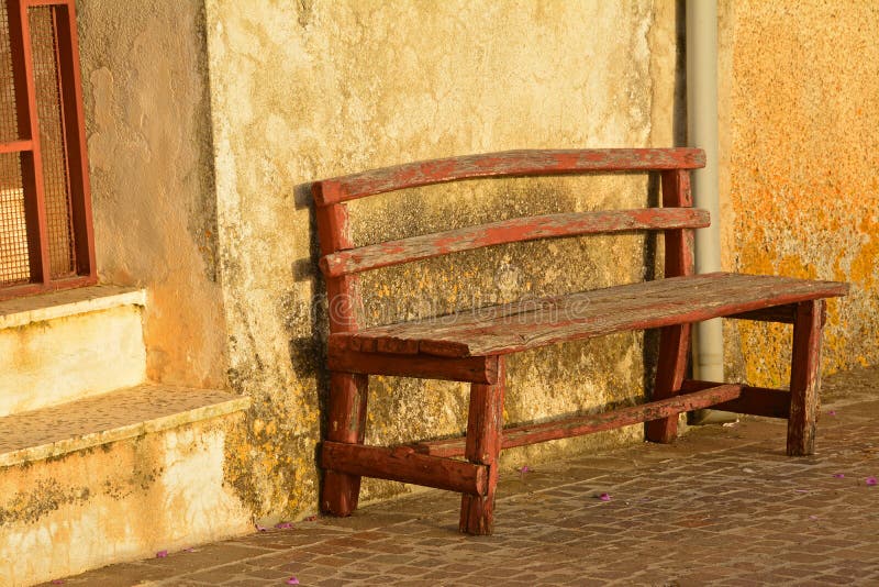 Wooden bench stock photo. Image of ricketty, bench, wooden - 44888122