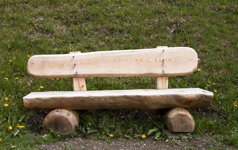Wooden bench - RAW format stock photo. Image of single - 24784648