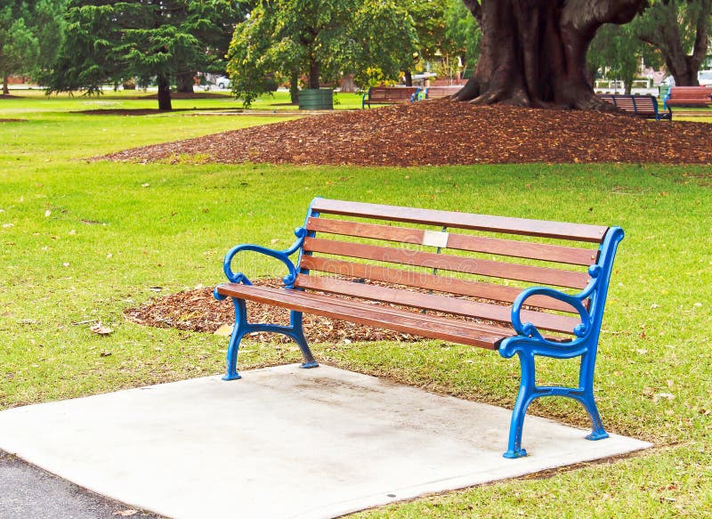 Wooden Bench stock photo. Image of outdoor, seat, green - 33336502